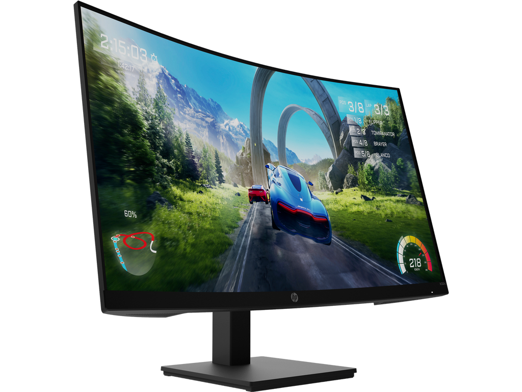 HP X32c 31.5" FHD Curved Gaming Monitor, 16:9, 1MS, 3K:1-Contrast ...
