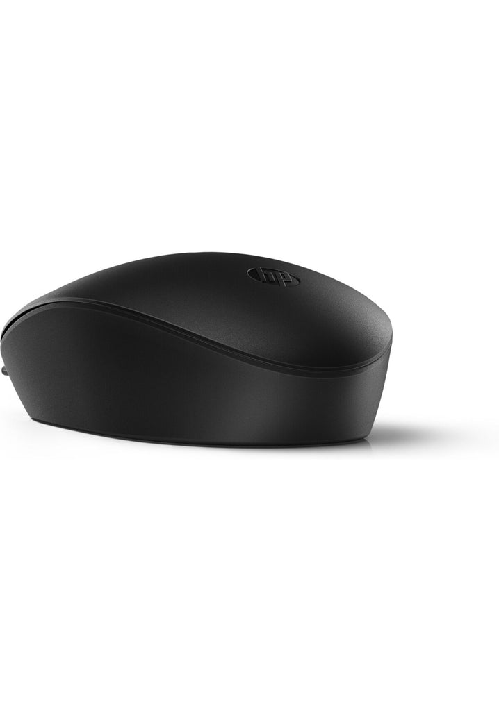 HP 125 Optical Wired Mouse, 1200 dpi, USB, Scroll Wheel, Black ...