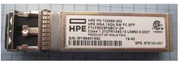 HPE MSA 16GB SFP+ Short Wave Transceivers Fibre Channel 4-Pack 16Gbps ...