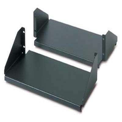 APC Double Sided Fixed Shelf for 2-Post Rack 250 lbs Weight Load Black ...