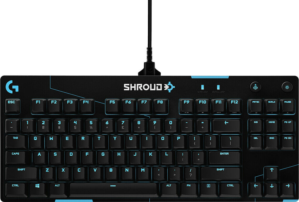 Logitech G PRO X Mechanical Gaming Keyboard - Shroud Edition USB RGB ...